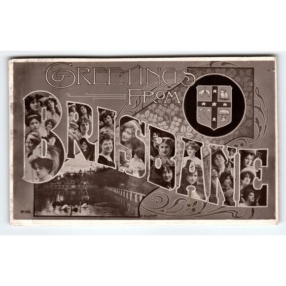 Letter Postcard | Other | 97 Brisbane Large Letter Postcard Queensland ...